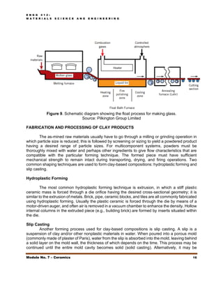 Module 7 - Ceramics, Structures and properties of ceramics | PDF