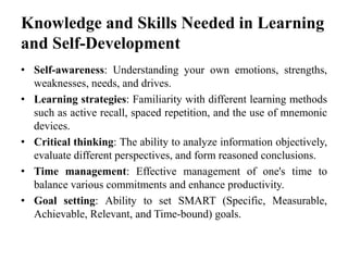 Module - 7 - Learning and Self Development.ppt