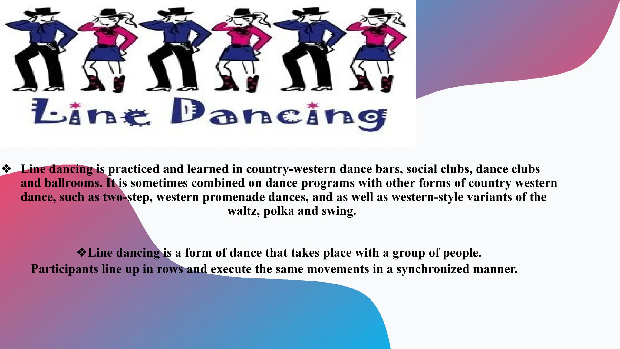 module-7-line-dance iwauusquushwsuwu7uuuu | PPTX