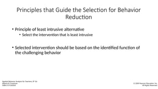 decreasing challenging behaviors in children with ASD using non ...