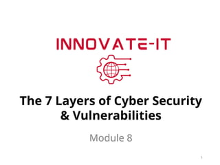 The 7 layers of cybersecurity and vulnerabilities | PPTX
