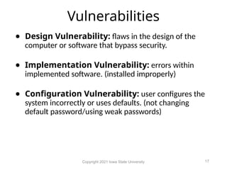 The 7 layers of cybersecurity and vulnerabilities | PPTX