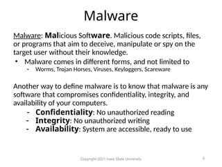 The 7 layers of cybersecurity and vulnerabilities | PPTX