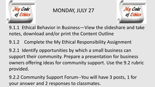 Module 9-assignments | PPTX