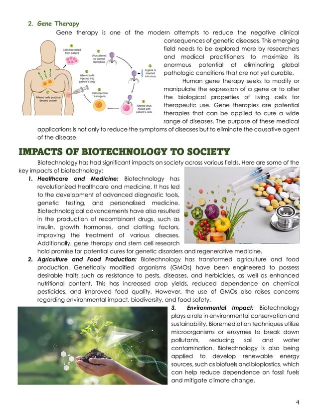 MODULE-9-Biotechnology, Genetically Modified Organisms, and Gene ...