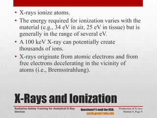 Basic X-Ray & production of x ray by sun | PPT