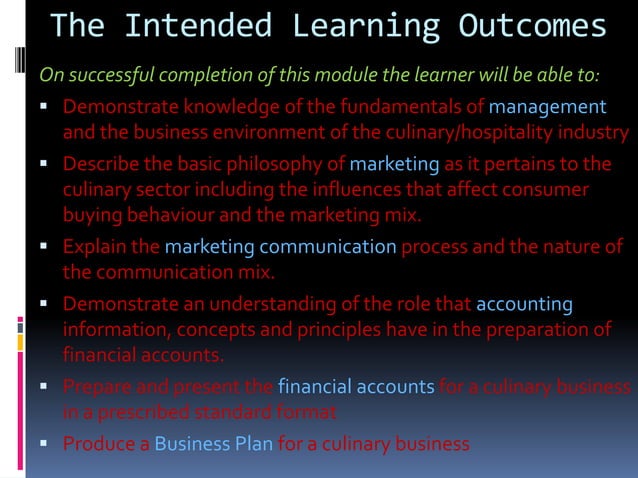 Module constructive alignment | PPT
