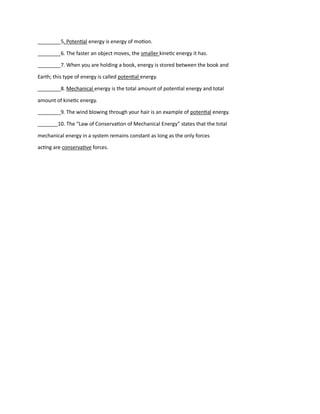 Grade 9 Module for distance or asynchronous learning | PDF | Physics ...