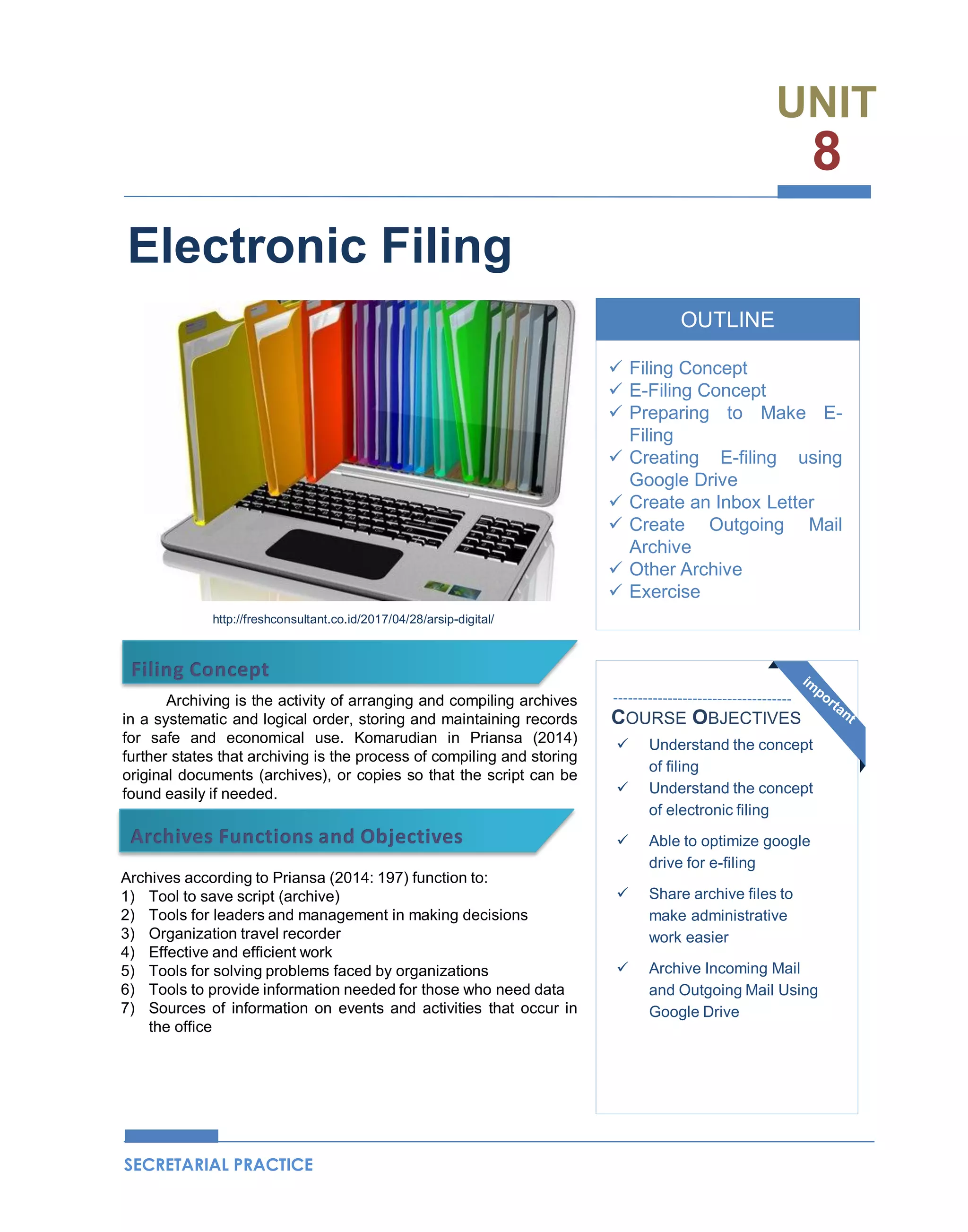 Modul e filing | PDF