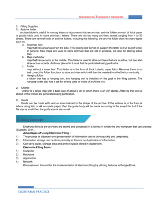 Modul e filing | PDF