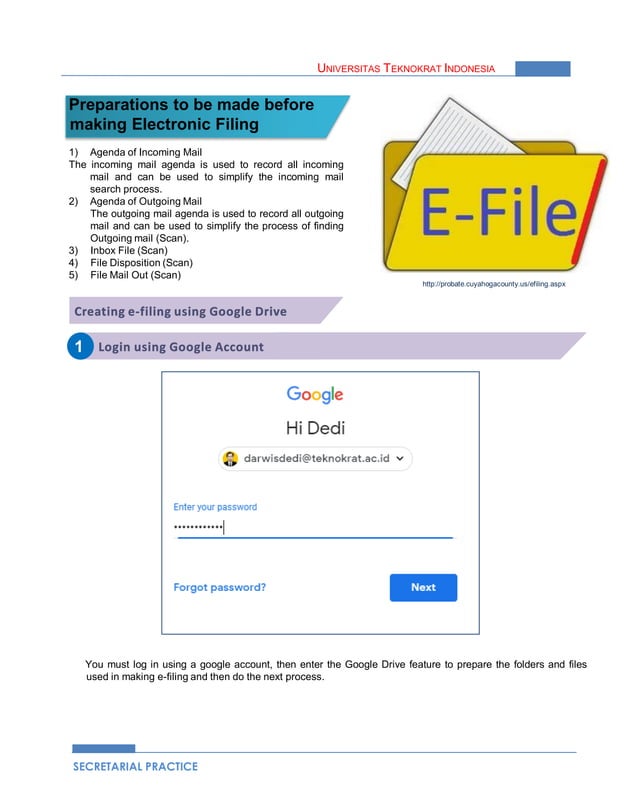 Modul e filing | PDF | Data Storage and Warehousing | Computing