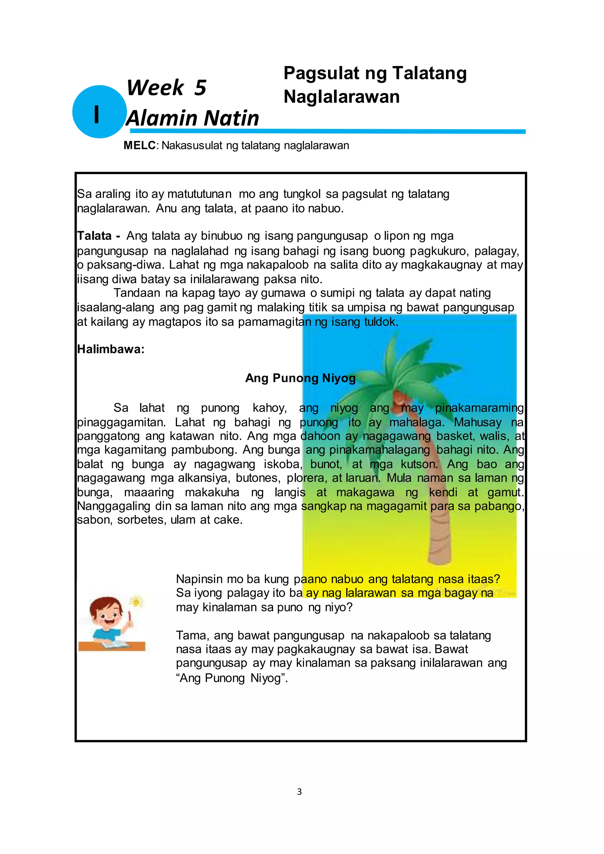 Module filipino-4-nakasusulat ng talatang naglalarawan | DOCX