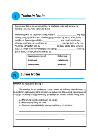 Module filipino-4-nakasusulat ng talatang naglalarawan | DOCX