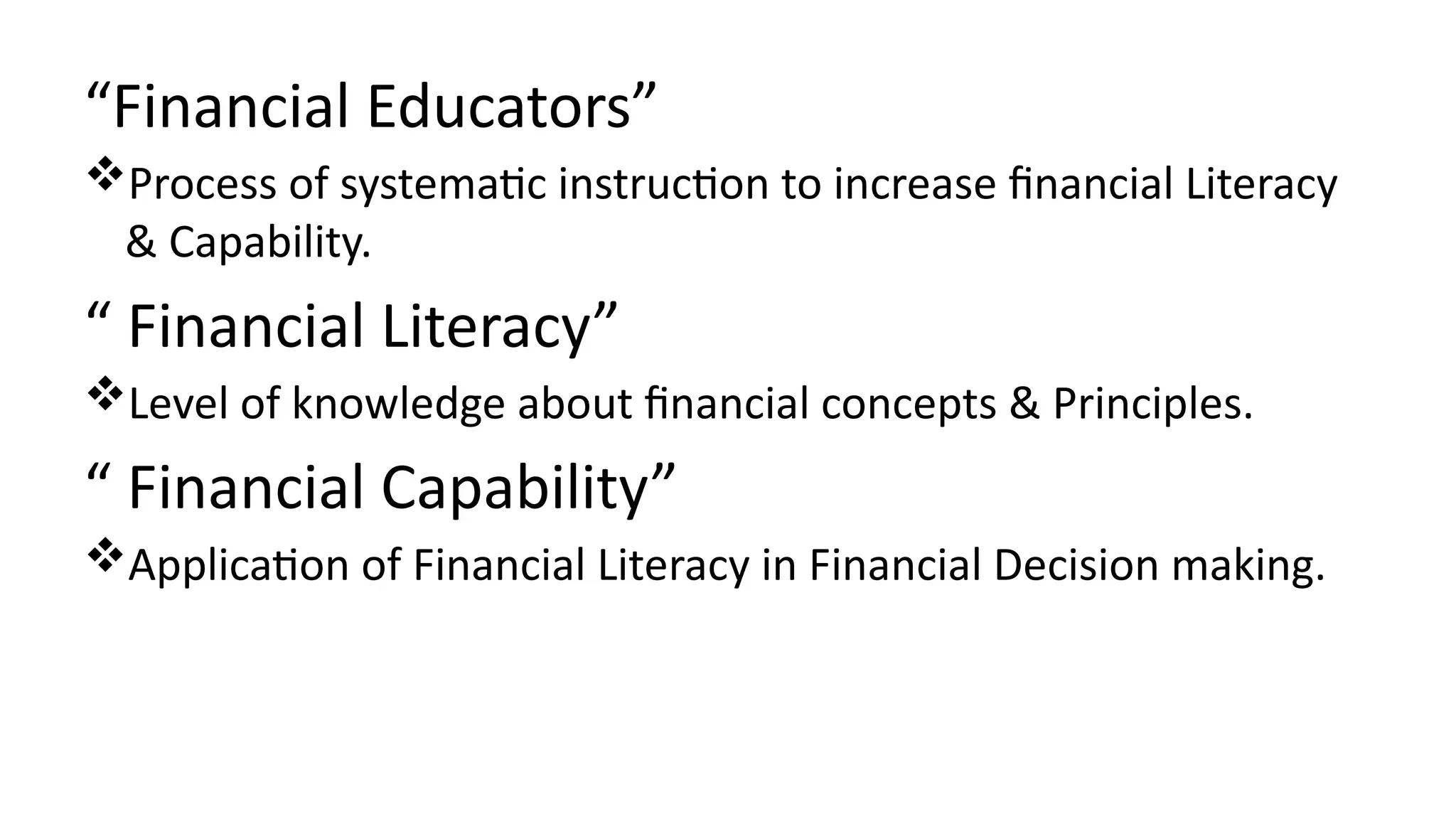 FINANCIAL LITERACY MODULE FOR SMALL GROUP LIVELIHOOD AND COOPERATIVE | PPT