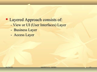 Object Oriented System Design | PPT