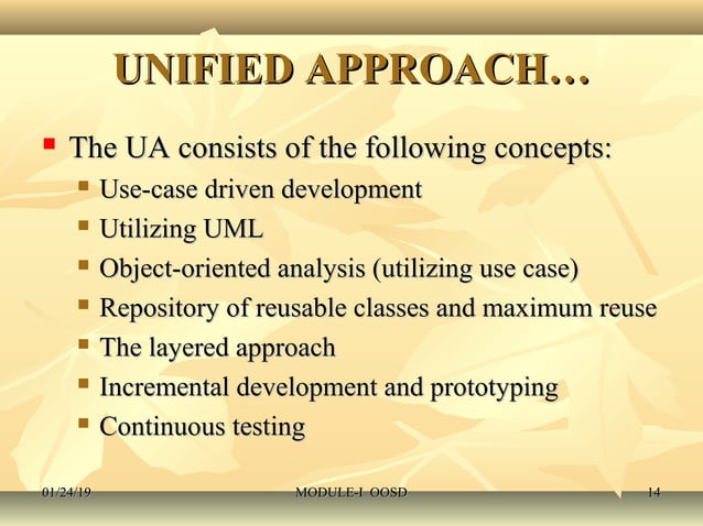 Object Oriented System Design Ppt
