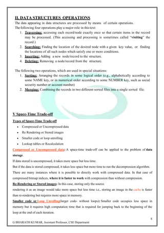 Introduction of Data Structures and Algorithms by GOWRU BHARATH KUMAR | PDF
