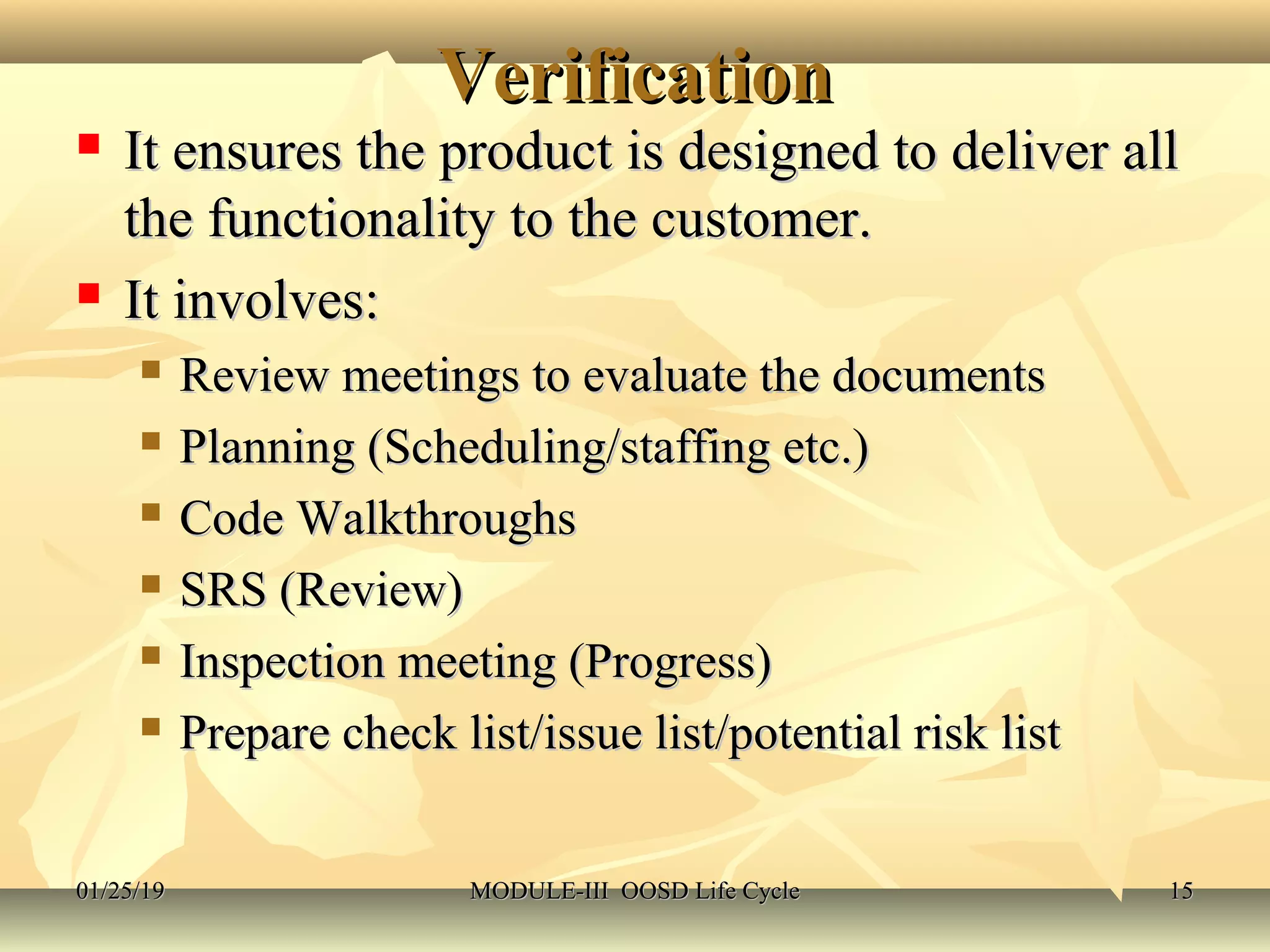 Object Oriented System Design | PPT