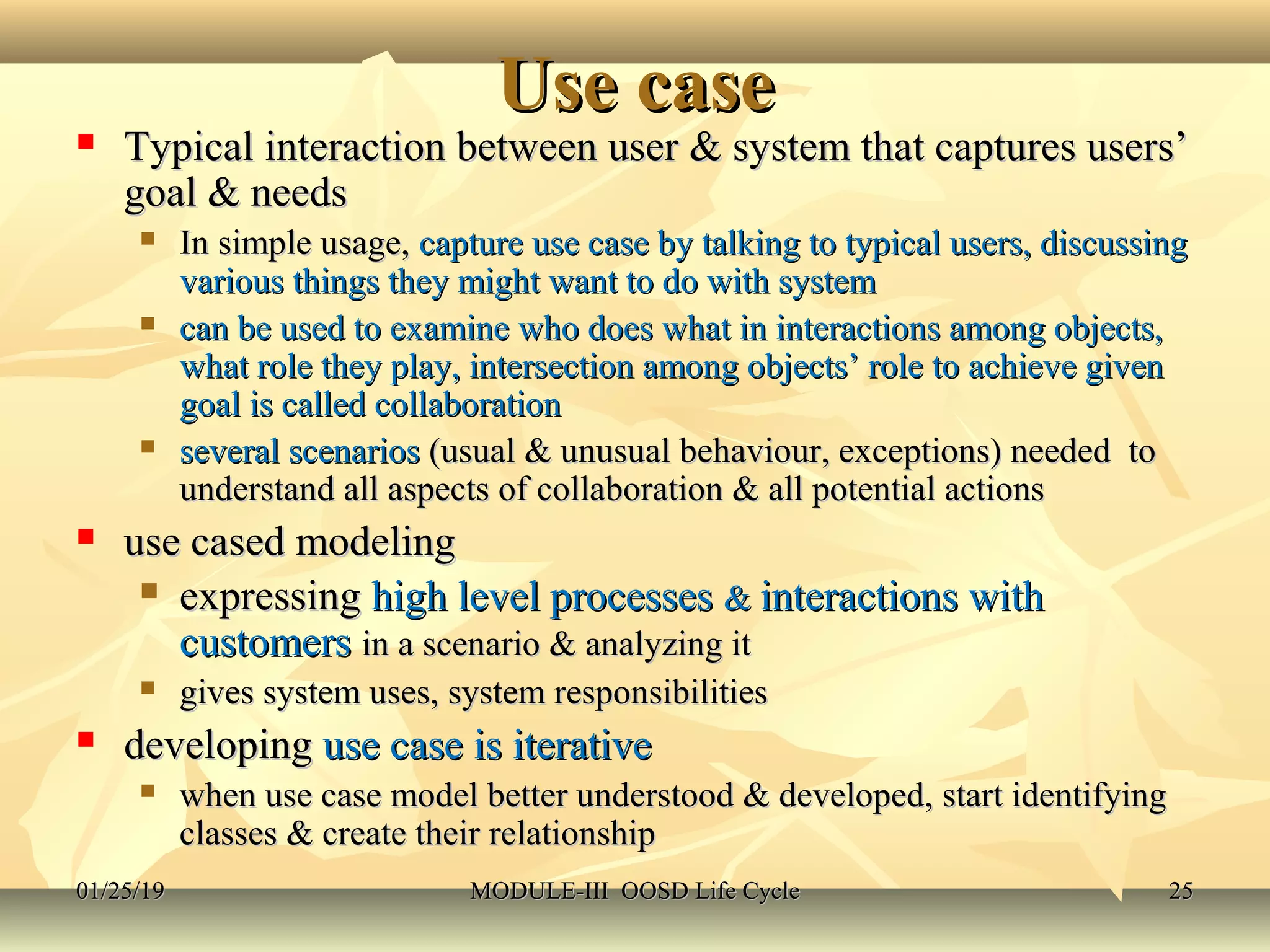 Object Oriented System Design | PPT