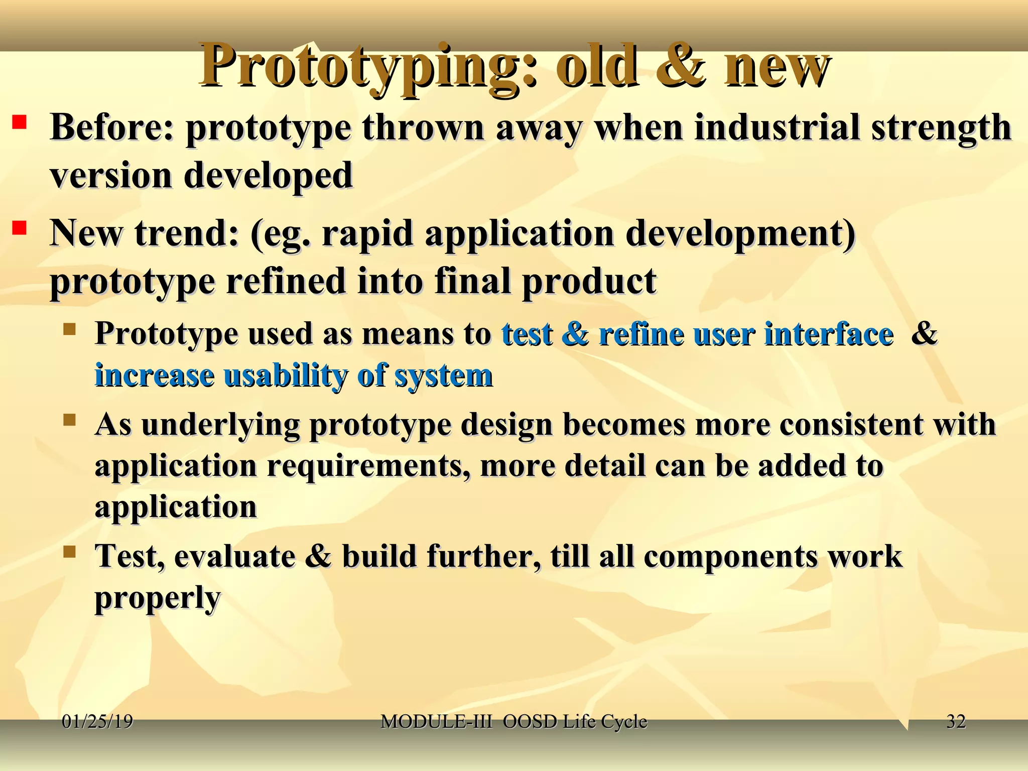 Object Oriented System Design | PPT