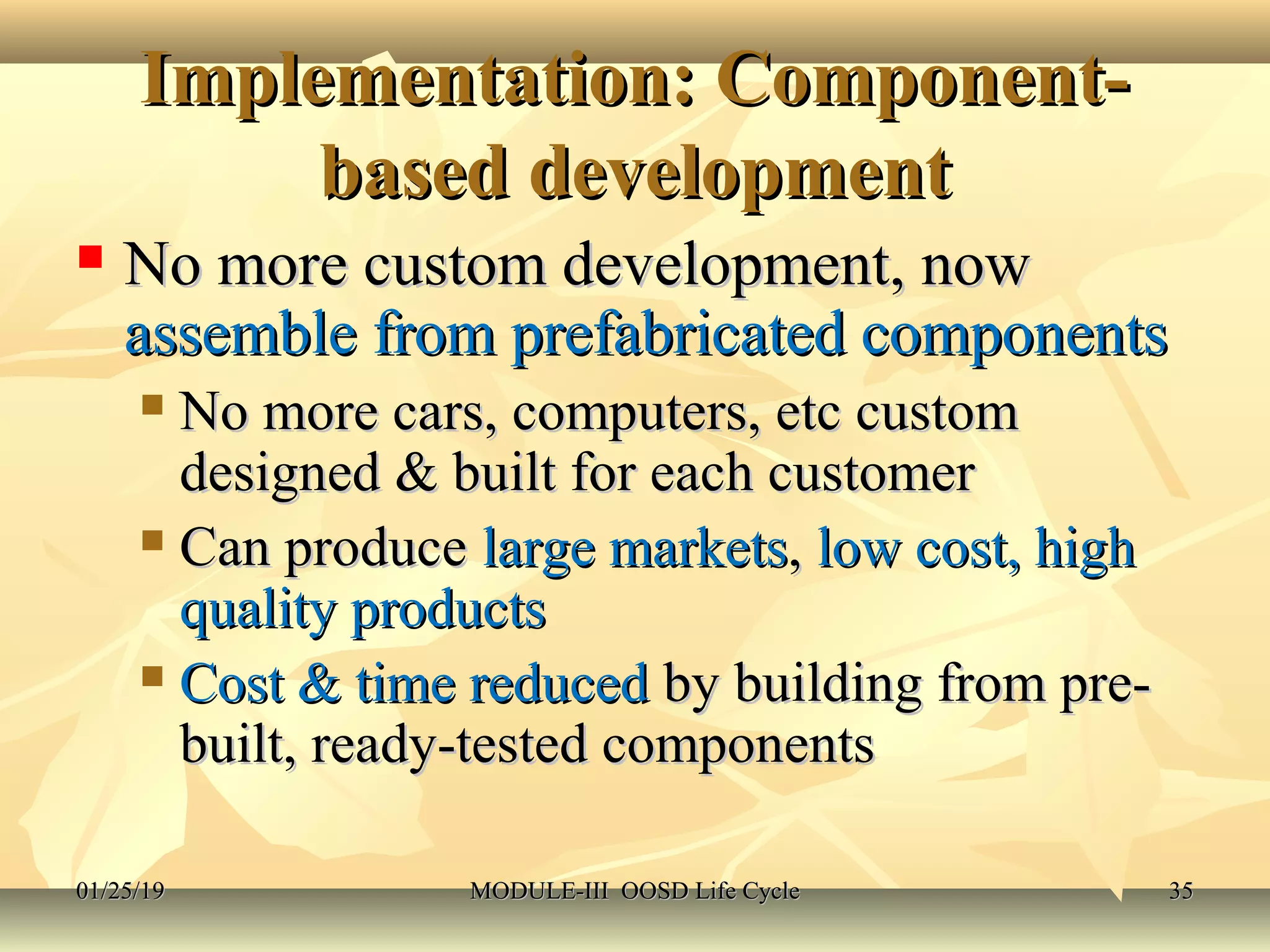 Object Oriented System Design | PPT