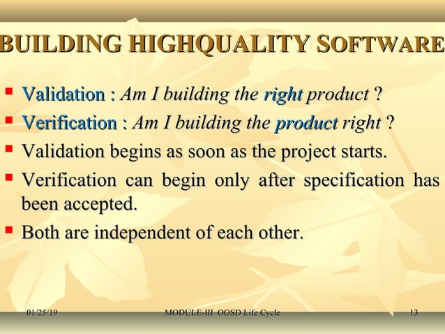 Object Oriented System Design | PPT