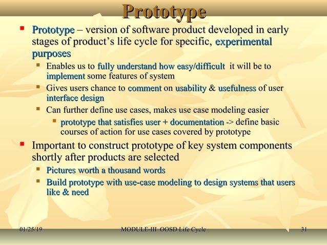 Object Oriented System Design | PPT
