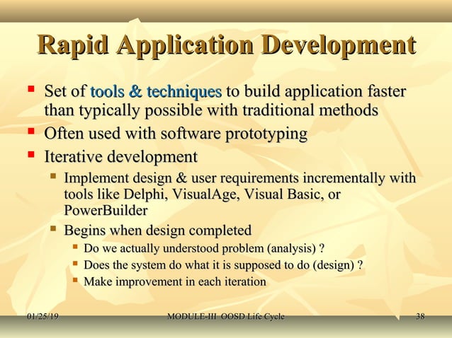 Object Oriented System Design | PPT