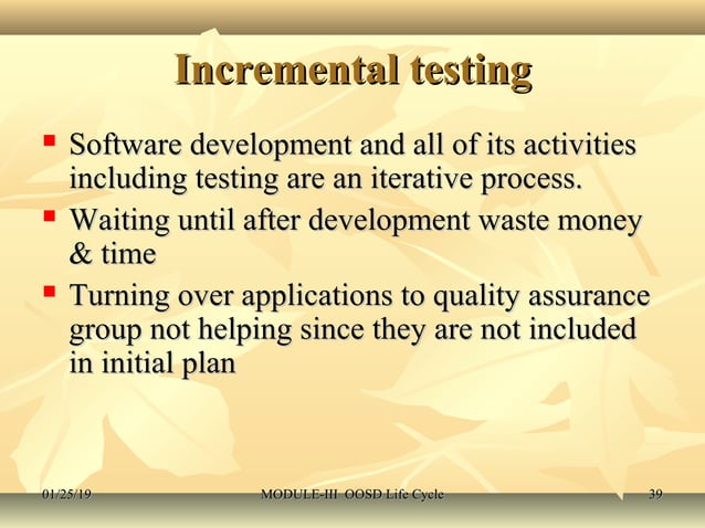 Object Oriented System Design | PPT