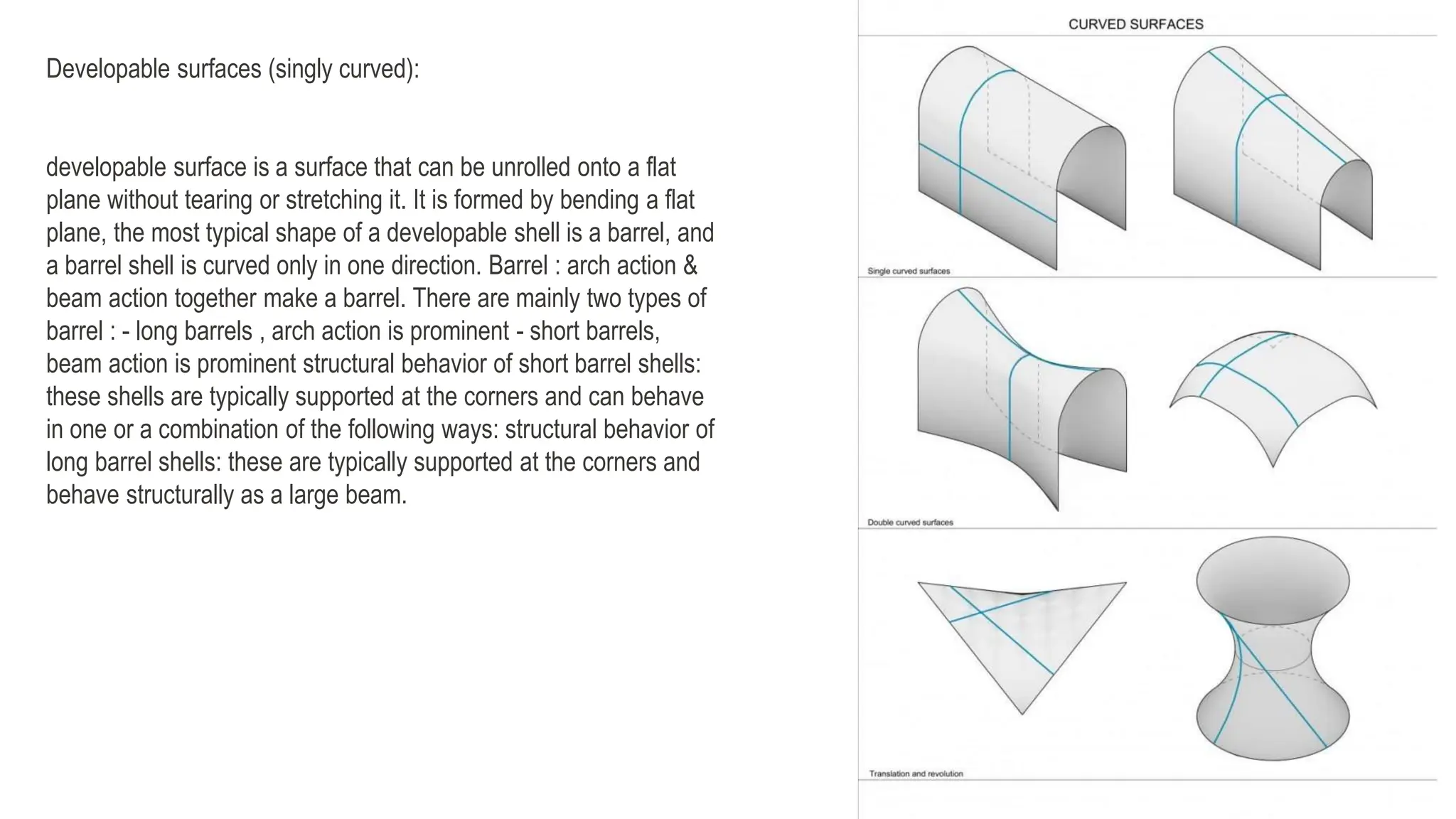 Module - III.pptx shell structures and folded plates | PPTX