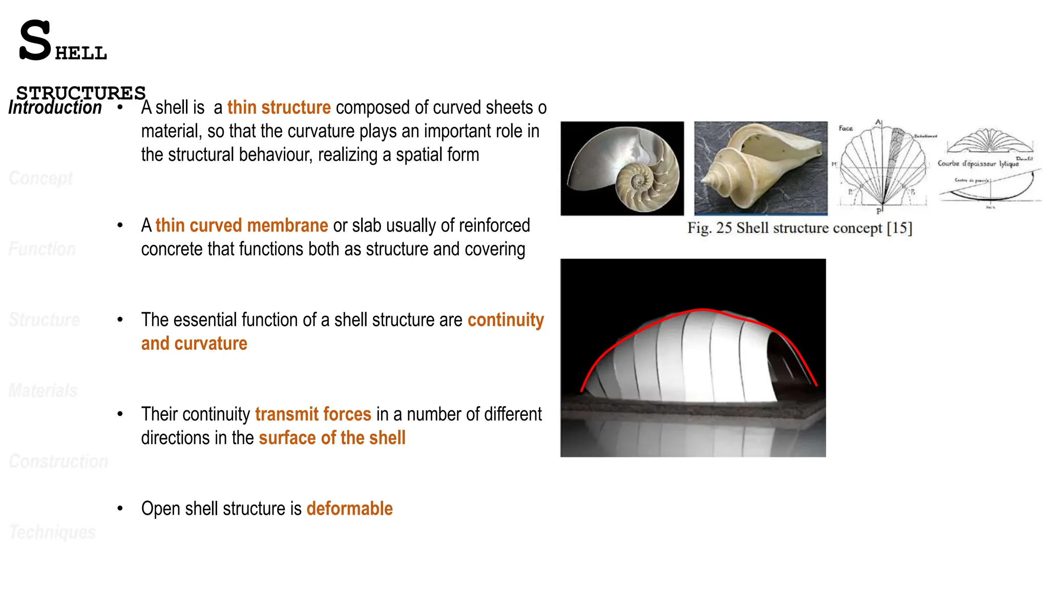 Module - III.pptx shell structures and folded plates | PPTX