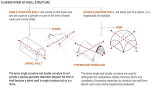 Module - III.pptx shell structures and folded plates | PPTX