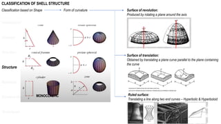 Module - III.pptx shell structures and folded plates | PPTX