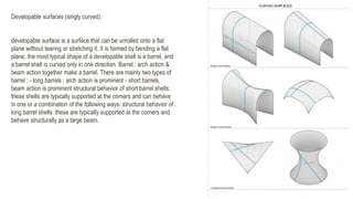 Module - III.pptx shell structures and folded plates | PPTX