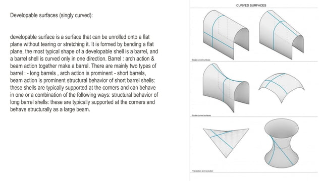 Module - III.pptx shell structures and folded plates | PPTX