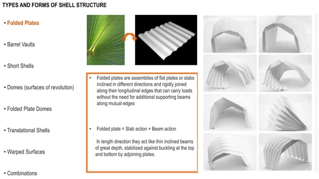 Module - III.pptx shell structures and folded plates | PPTX