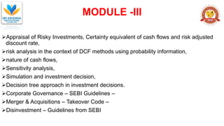 MODULE - III CF.ppt