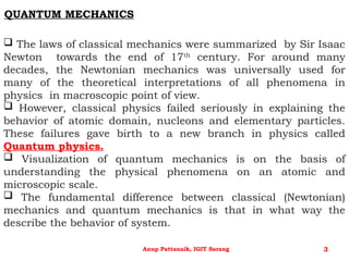 Module-III_ Quantum Mechanics.pptx engineering | PPTX
