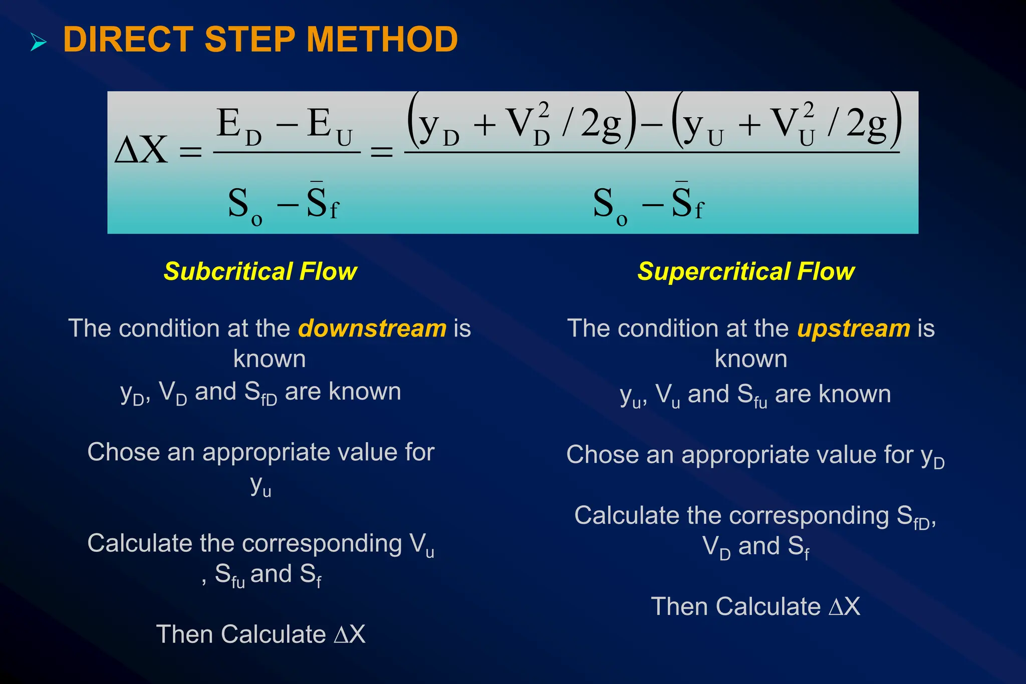 Module-III Varried Flow.pptx GVF Definition, Water Surface Profile ...