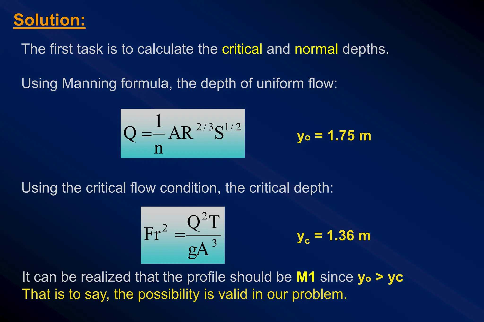 Module-III Varried Flow.pptx GVF Definition, Water Surface Profile Dynamic Equation of GVF ...