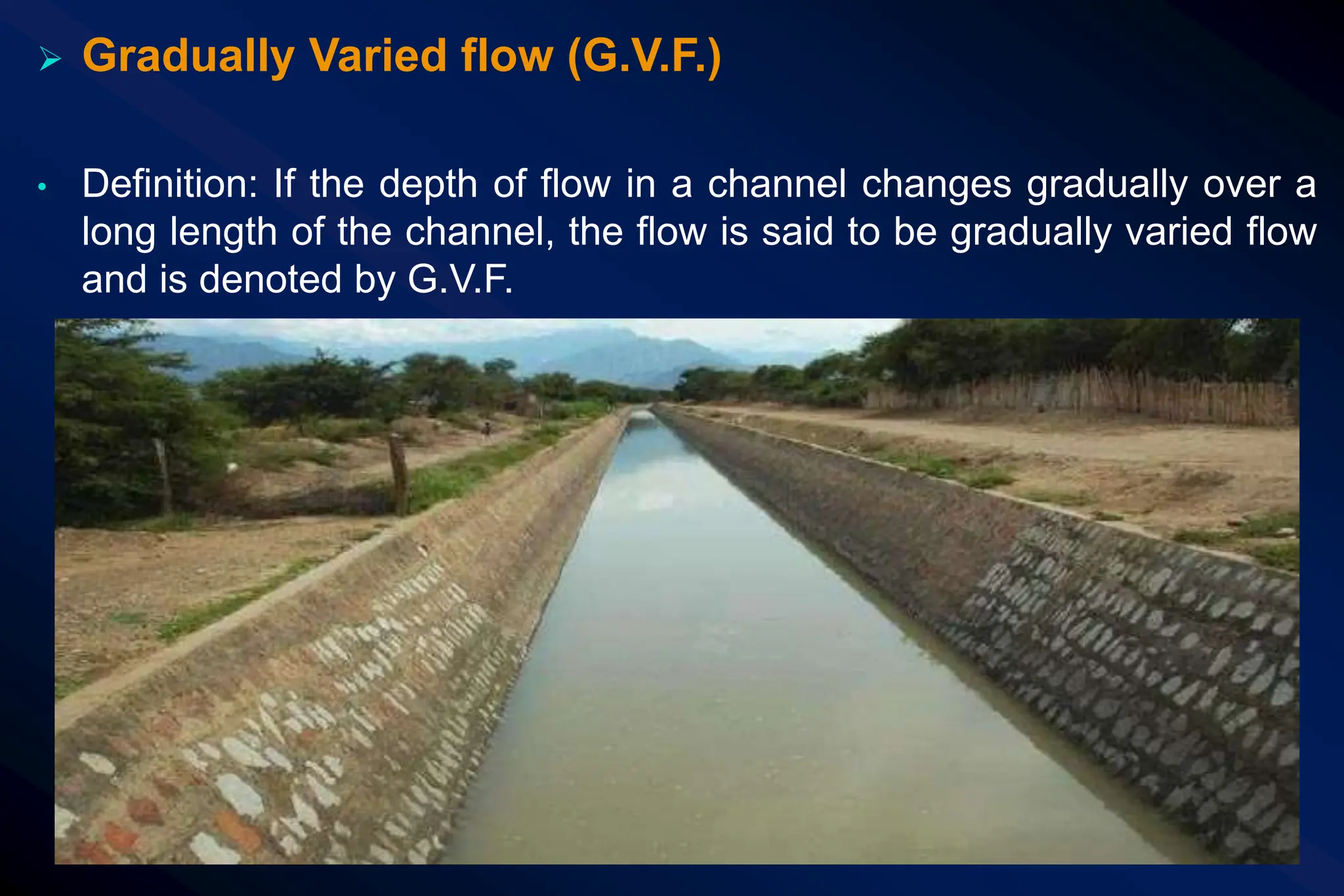 Module-III Varried Flow.pptx GVF Definition, Water Surface Profile ...