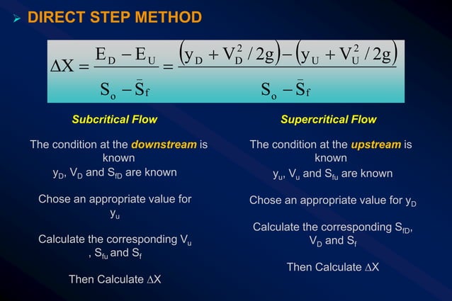 Module-III Varried Flow.pptx GVF Definition, Water Surface Profile Dynamic Equation of GVF ...