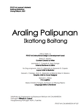 Module in-ap-3rd-quarter | PDF