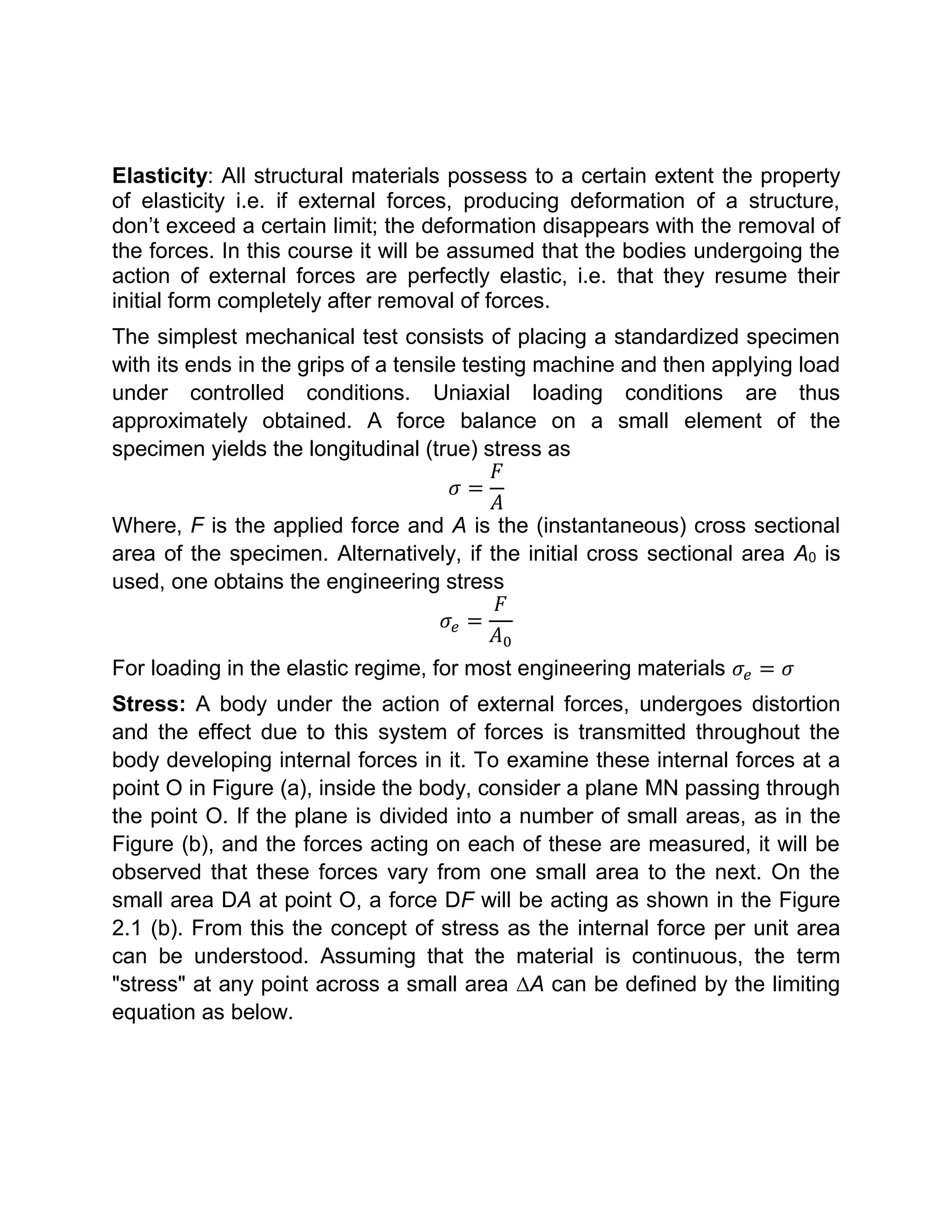 Theory of Elasticity | PDF