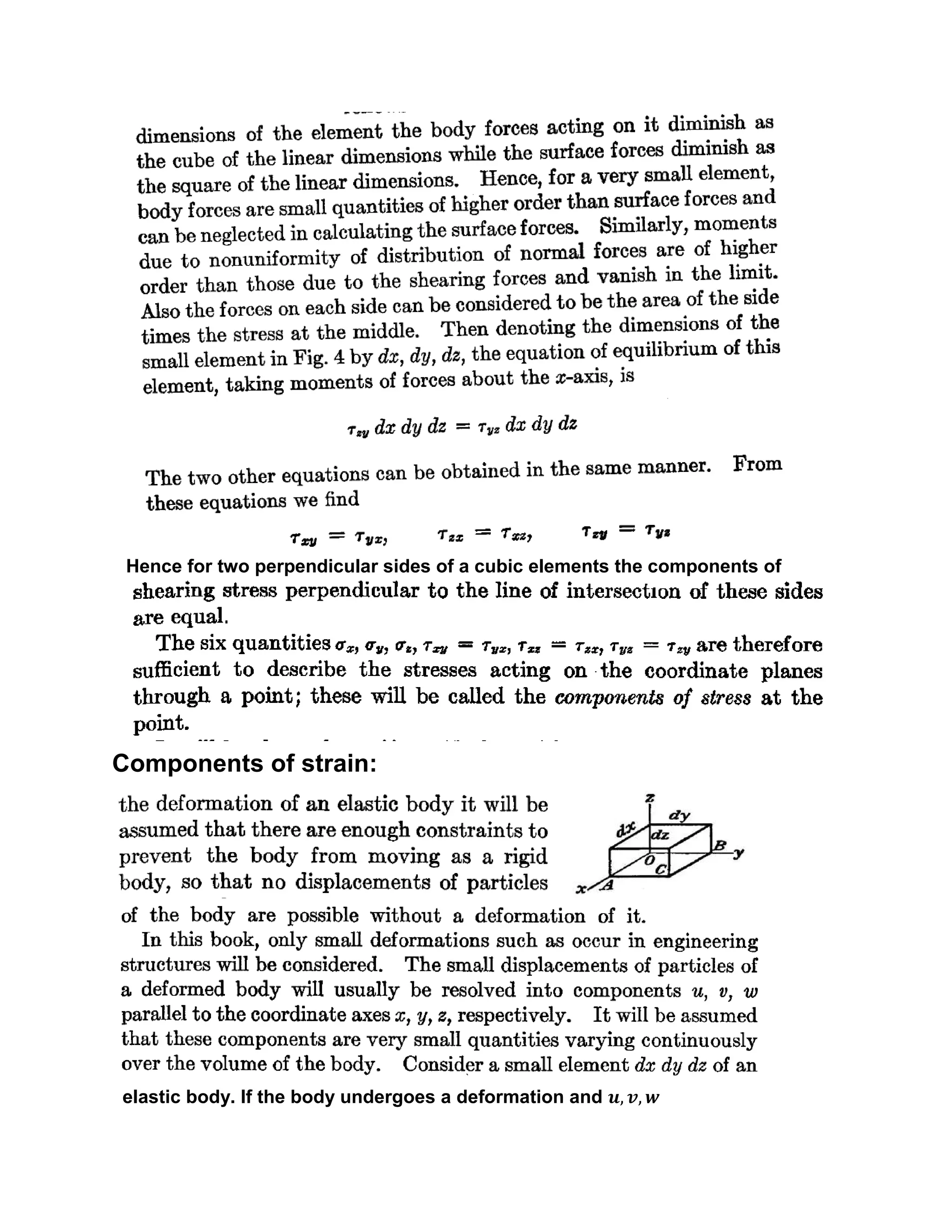 Theory of Elasticity | PDF