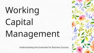 Module-IV Working Capital Management.pptx