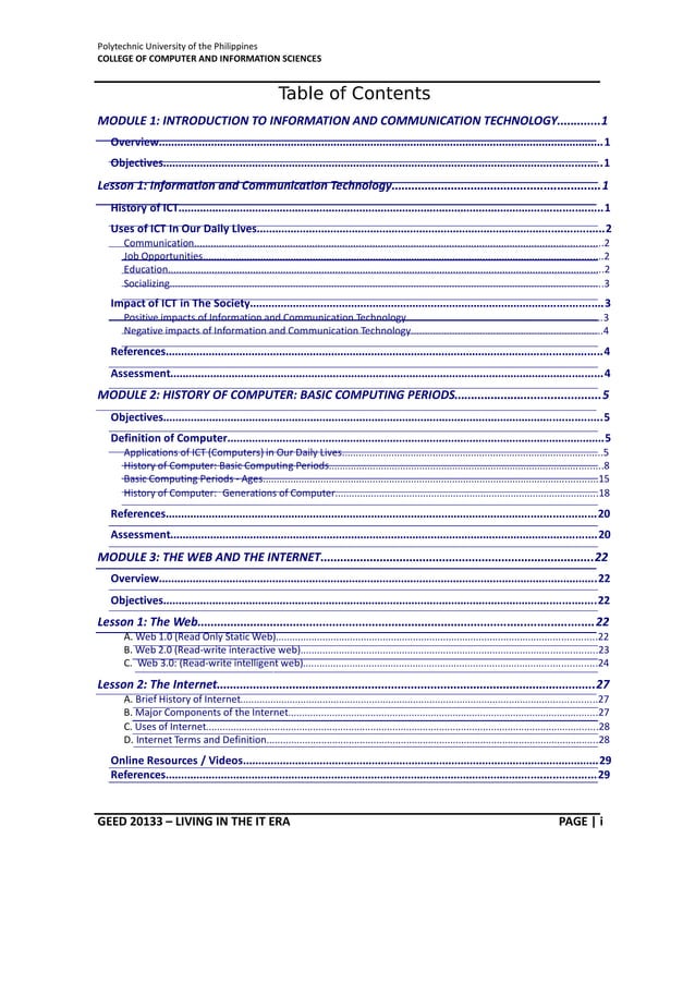 Module Living In The It Era Compress Pdf