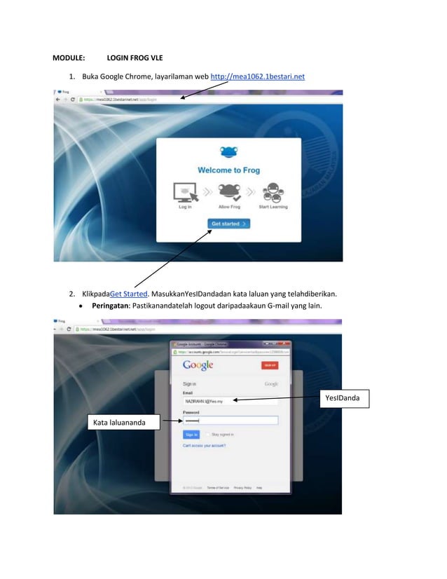 Modul: Login Frog VLE | PDF