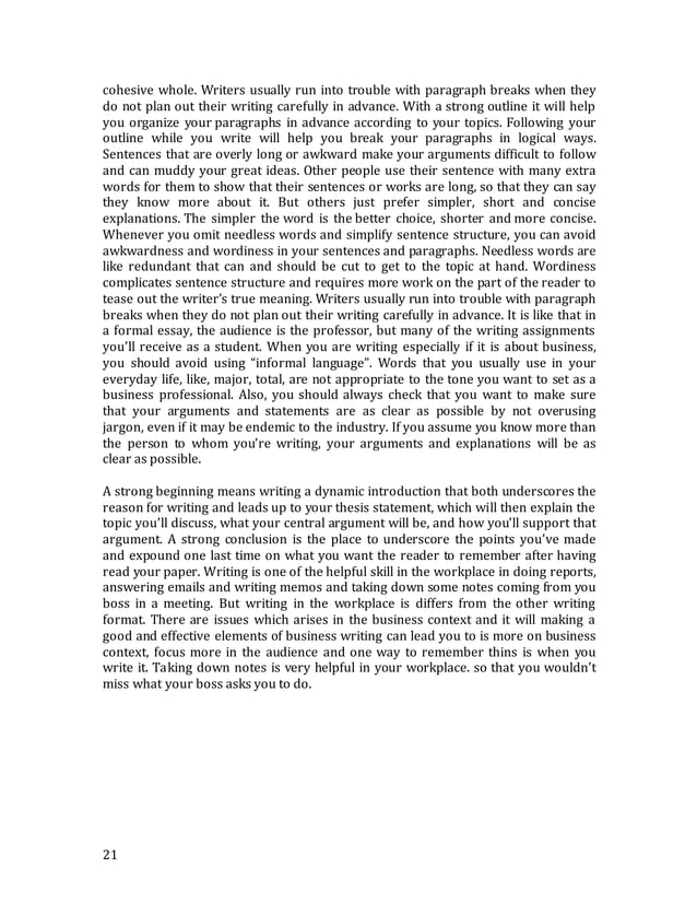 Parts of Speech - English Module | PDF