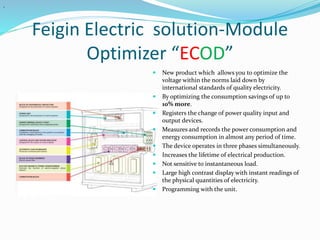 Module optimizer ECOD - Best Solution for optimization energy ...